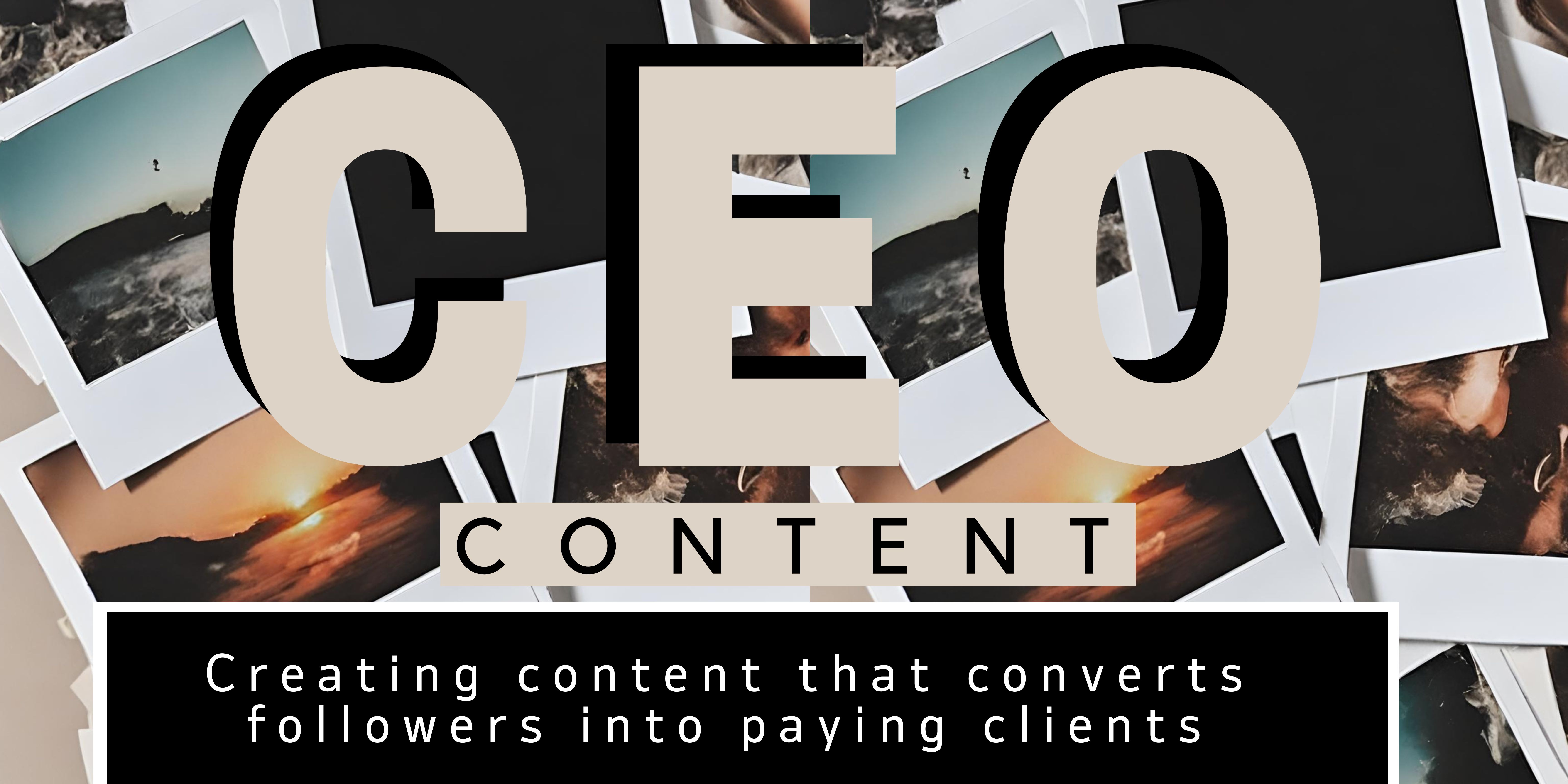 CEO content